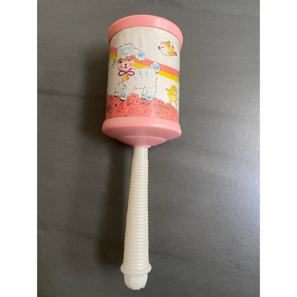 Unbranded | Toys | Vintage Rattle With Animals And Pink | Poshmark